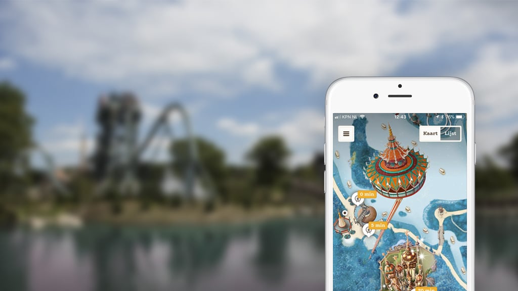 Parkplan für den Freizeitpark Efteling