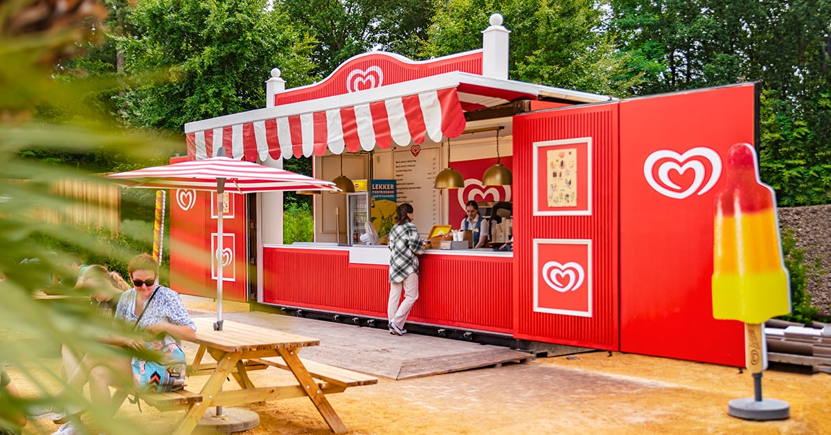 Meer dan 30 verschillende ijsjes verkrijgbaar op het Zomerstrand
