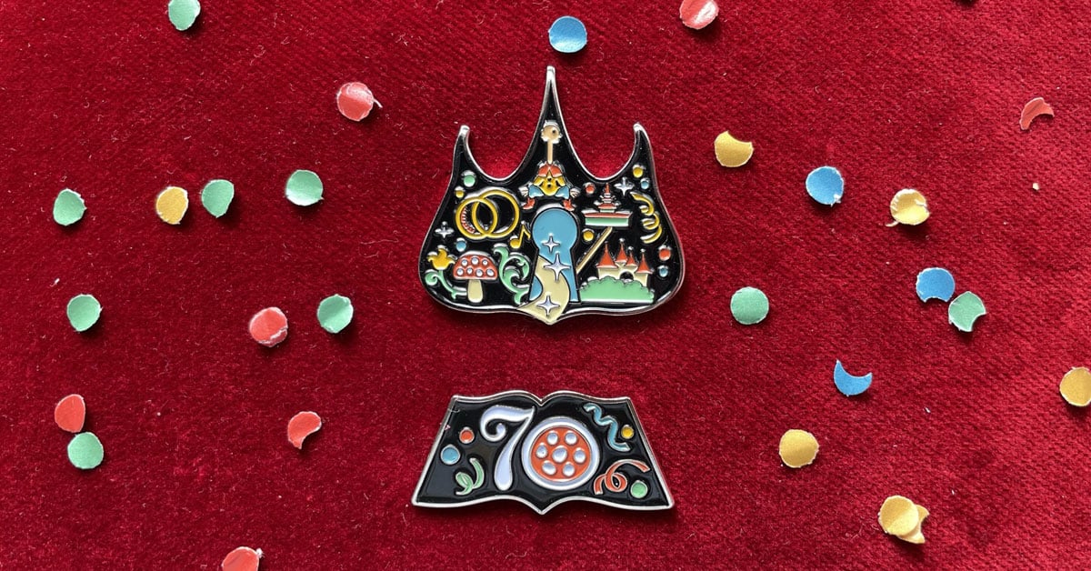 Speciale jubileum pin-set 70 jaar Efteling