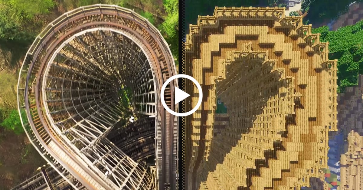 Speciale Efteling onrides in Minecraft