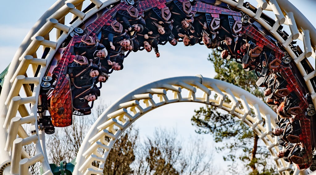 Python stalen achtbaan - Efteling